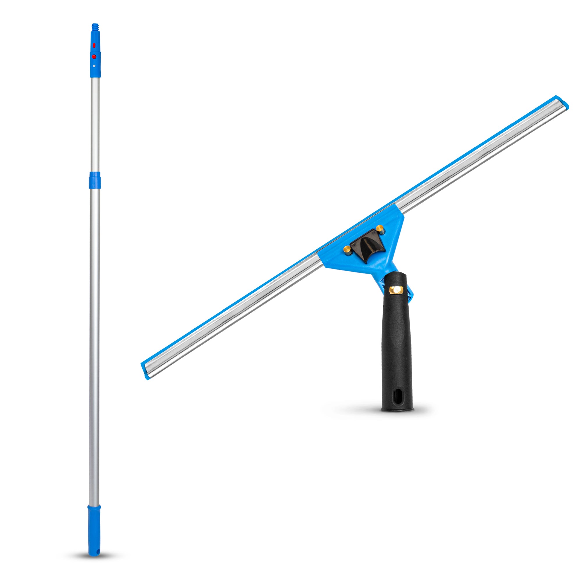 Gritt Commercial Window Washing Kit with 18" Swivel Window Squeegee an